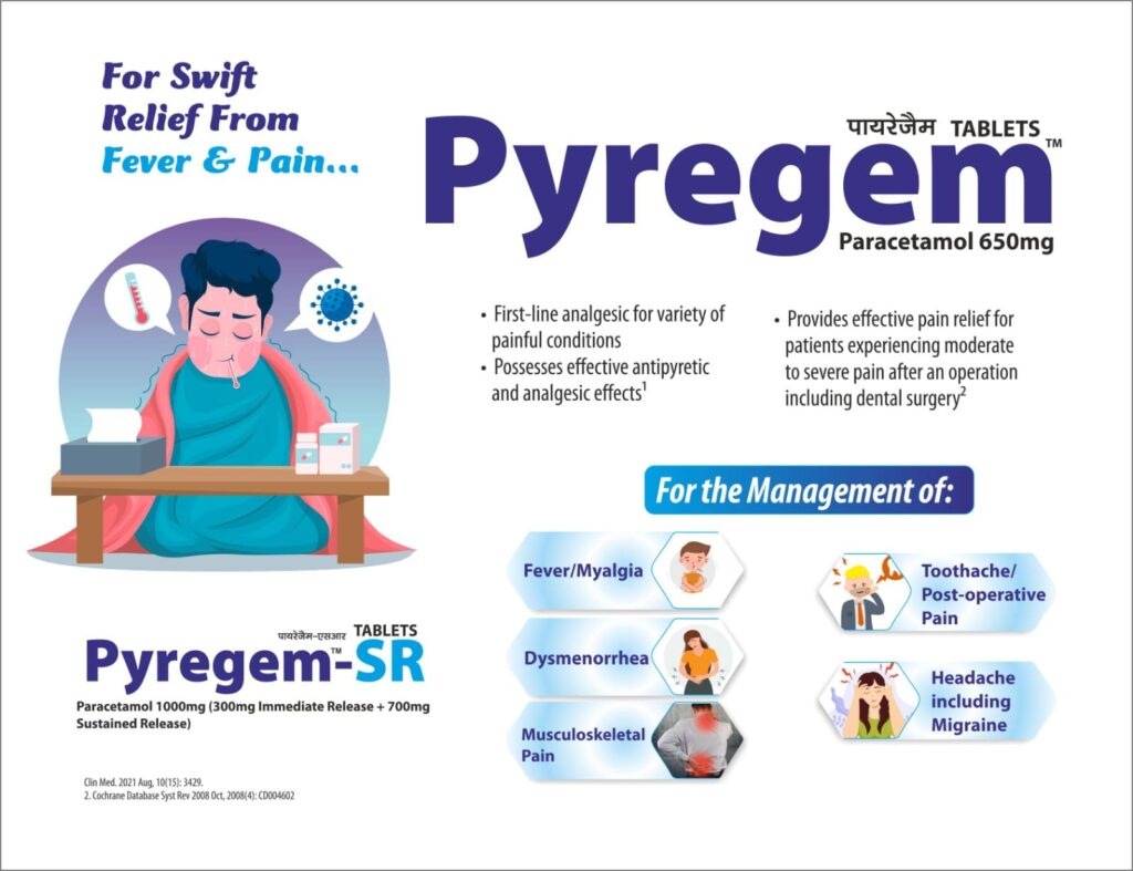 Paracetamol + Paracetamol (SR) Tablets Manufacturer, Supplier and Franchise