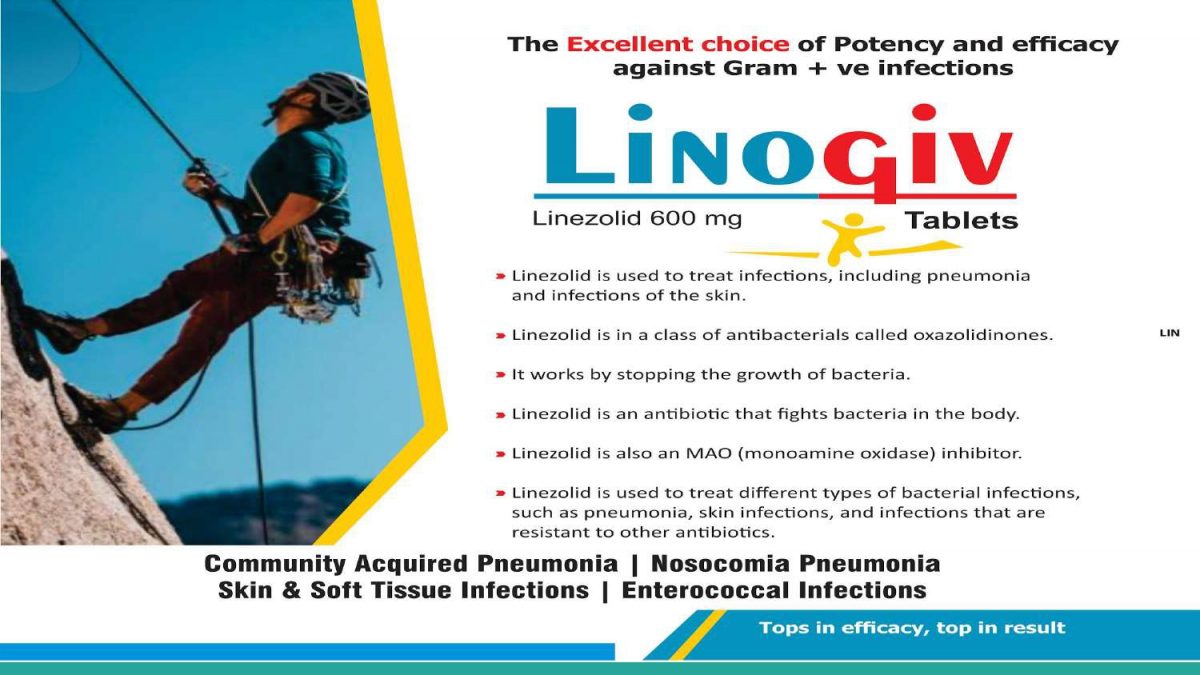 Linezolid 600mg Tablets Manufacturer, Supplier and Franchise