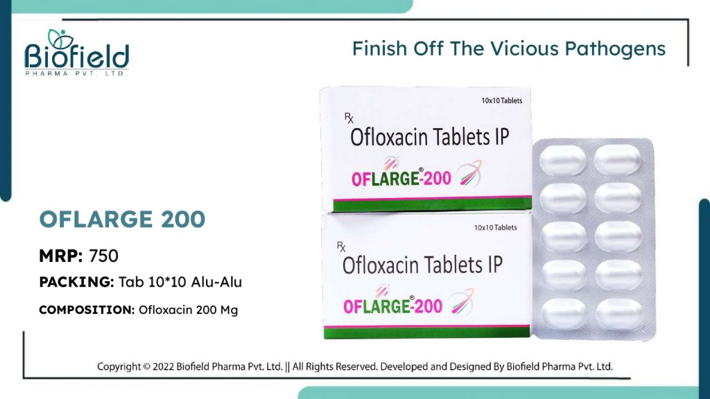 Ofloxacin Tablet Manufacturer, Supplier and Franchise