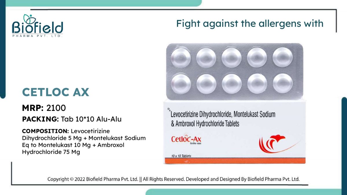 Levocetirizine Dihydrochloride + Montelukast Sodium + Ambroxol ...