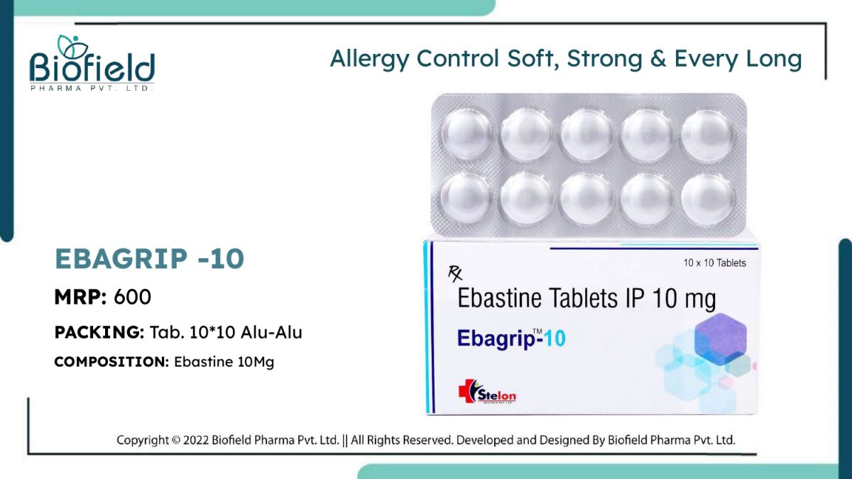 Ebastine Tablets Manufacturer, Supplier and Franchise