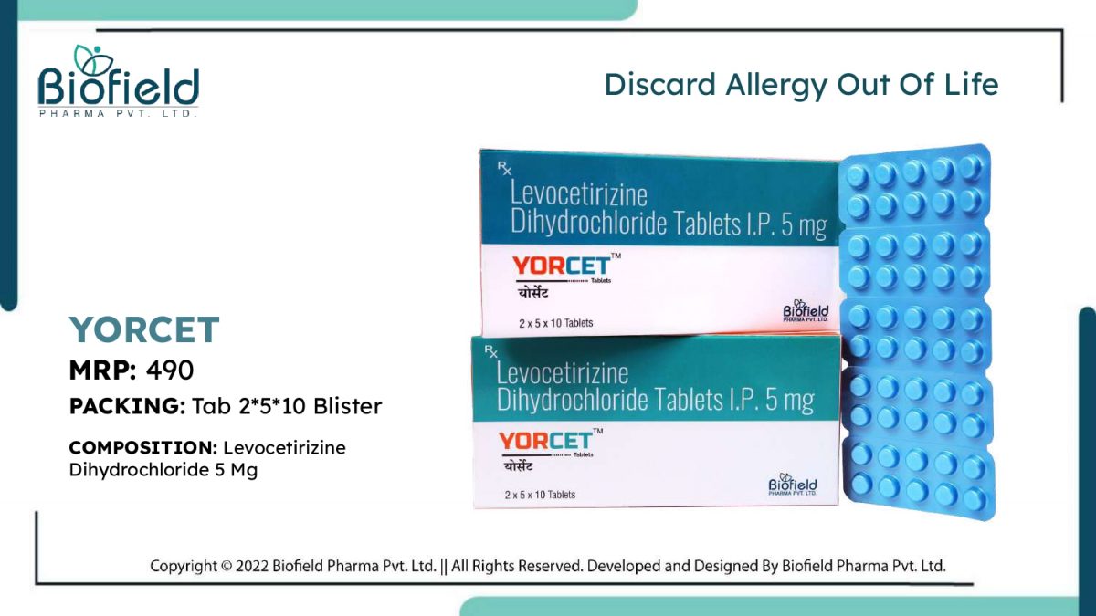Levocetirizine Tablets Manufacturer, Supplier and Franchise