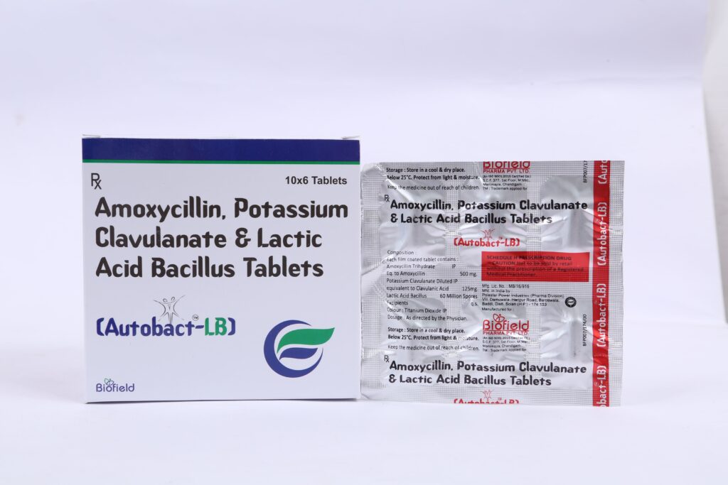 Amoxycillin Clavulanic Acid Lactic Acid Bacillus Tablets Manufacturer ...