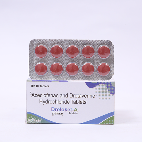 Drotaverine HCL + Aceclofenac Tablet Manufacturer, Supplier and Franchise