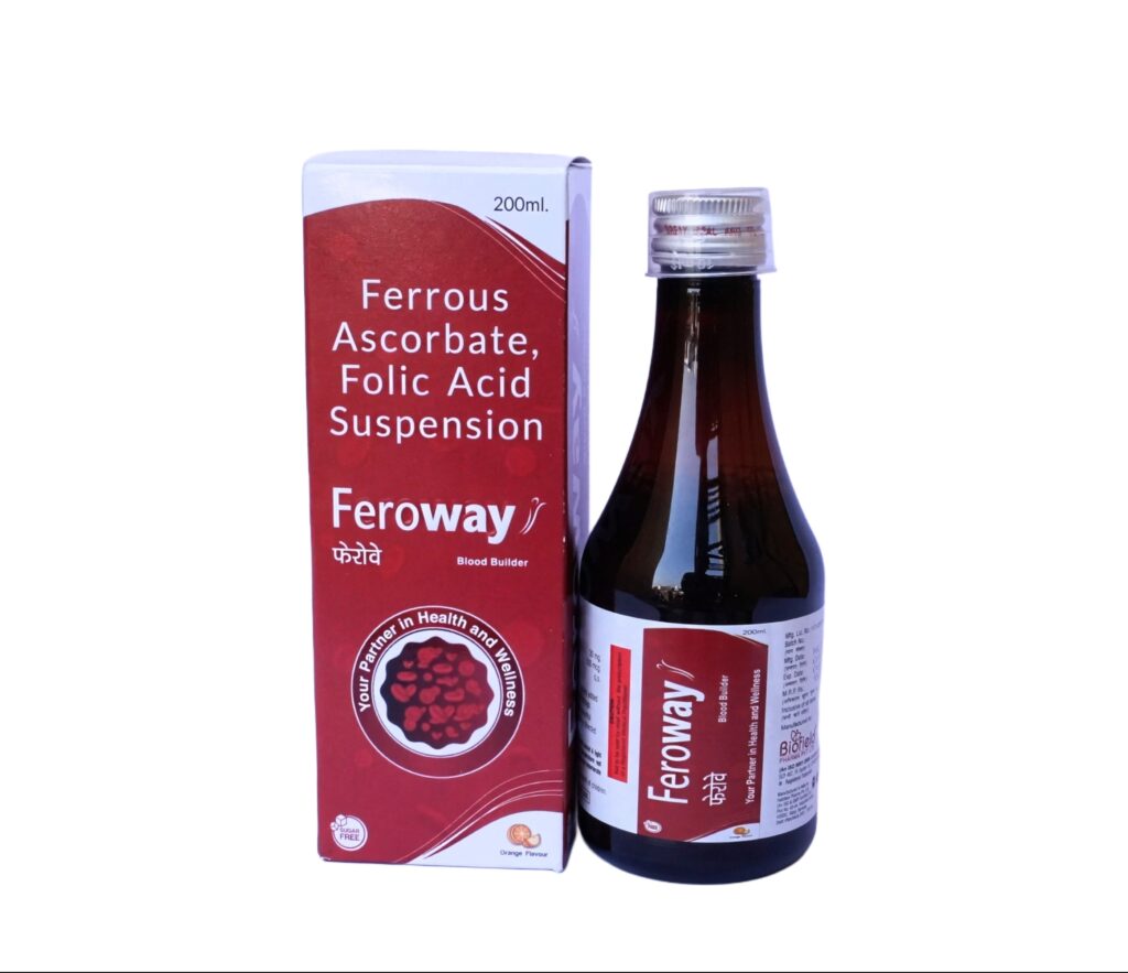 Ferrous Ascorbate + Folic Acid Suspension Manufacturer, Supplier and ...