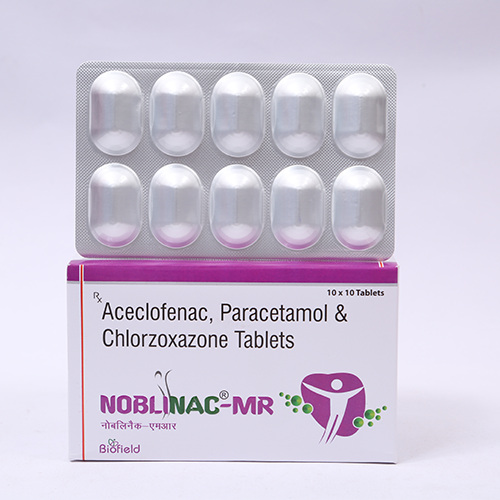Aceclofenac + Paracetamol + Chlorzoxazone Tablet Manufacturer, Supplier ...