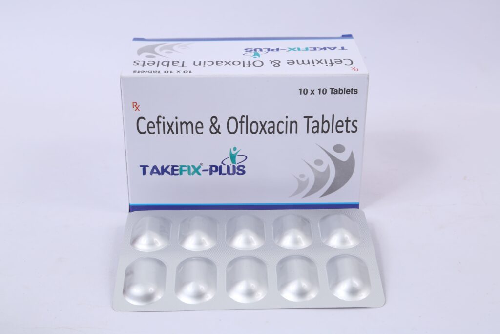 Cefixime + Ofloxacin Tablets Manufacturer, Supplier and Franchise