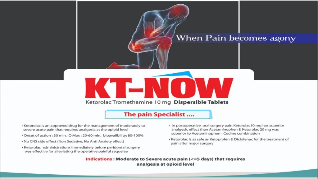 Ketorolac Tromethamine Dispersible Tablets Manufacturer, Supplier and ...