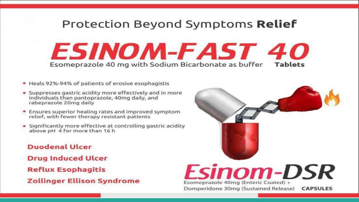 Esomeprazole 40mg With Sodium Bicarbonate As Buffer Manufacturer ...