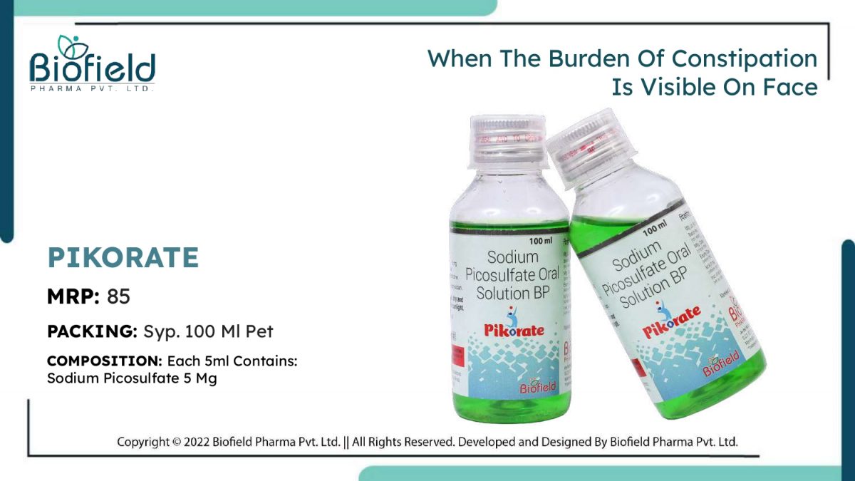 Sodium Picosulfate Oral Solution Manufacturer, Supplier and Franchise