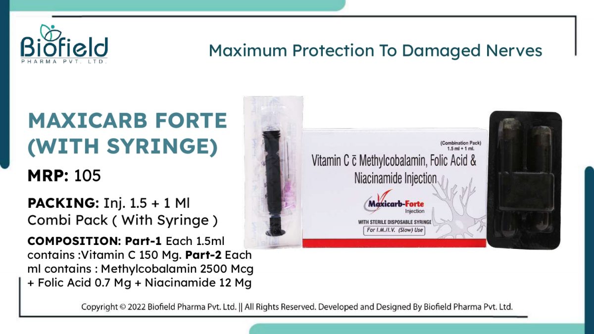 Vitamin C 150Mg + Methylcobalamin 2500Mcg + Folic Acid 0.7 Mg ...