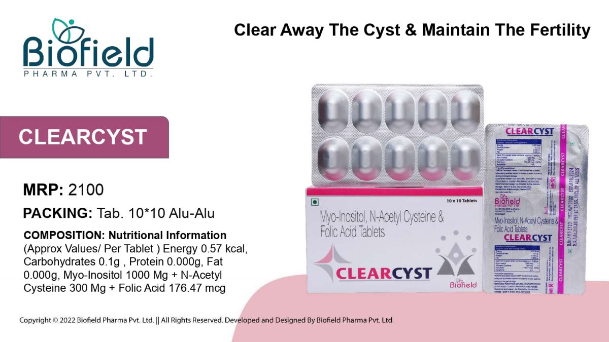 Myo-Inositol + N-Acetylcysteine + Folic Acid Tablets Manufacturer ...