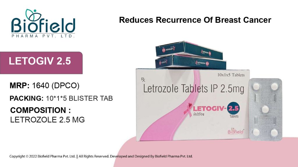 Letrozole Tablets Manufacturer, Supplier and Franchise