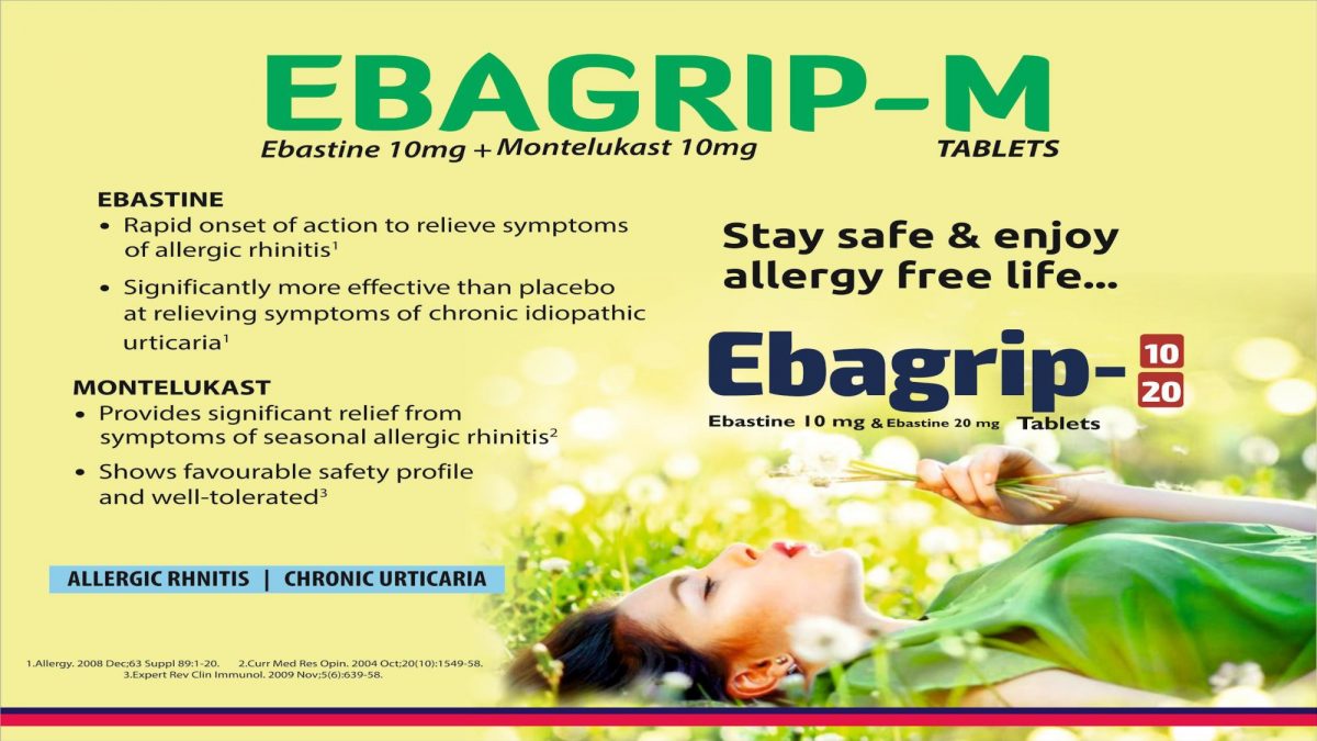 Ebastine + Montelukast Tablets Manufacturer, Supplier and Franchise