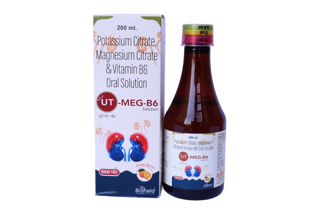 Potassium Citrate + Magnesium Citrate + Pyridoxine Hydrochloride Syrup ...